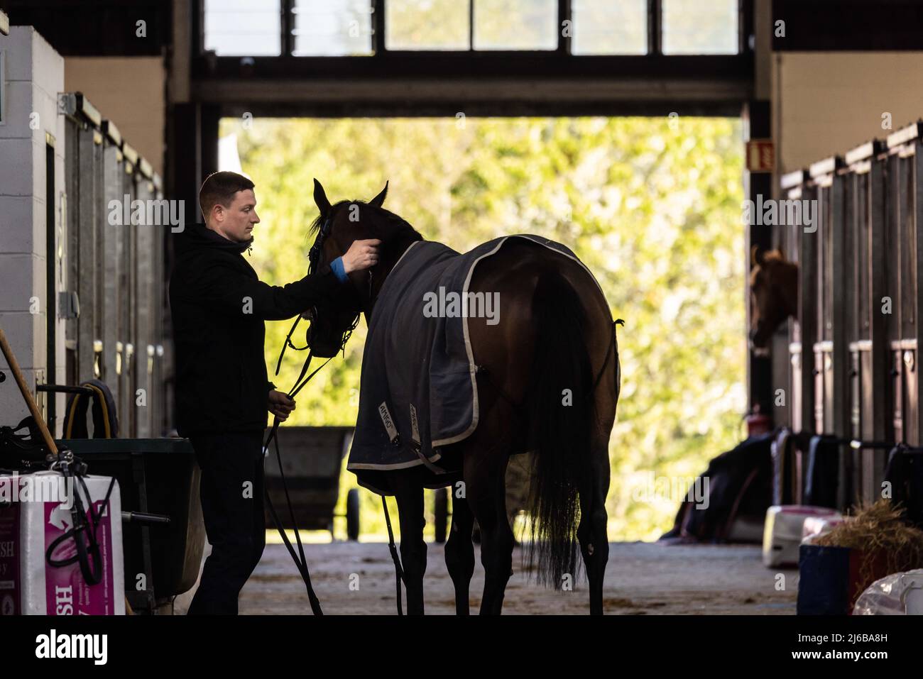 Manor House Stables, Malpas, Cheshire Stock Photo - Alamy