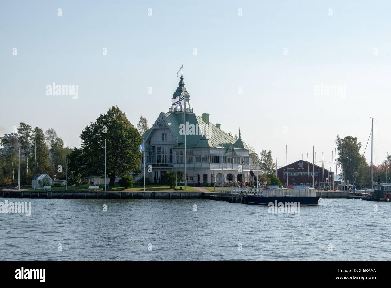 Restaurant NJK on the island of Valkosaari was built ini 1900 and sits ...