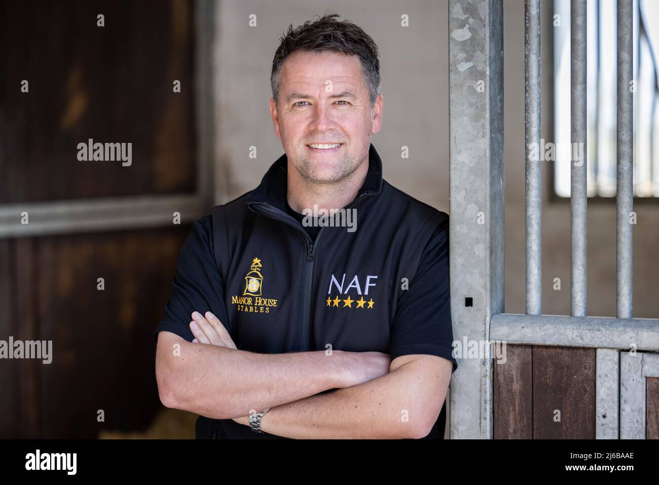 Manor House Stables, Malpas, Cheshire. PIC shows Michael Owen Stock ...