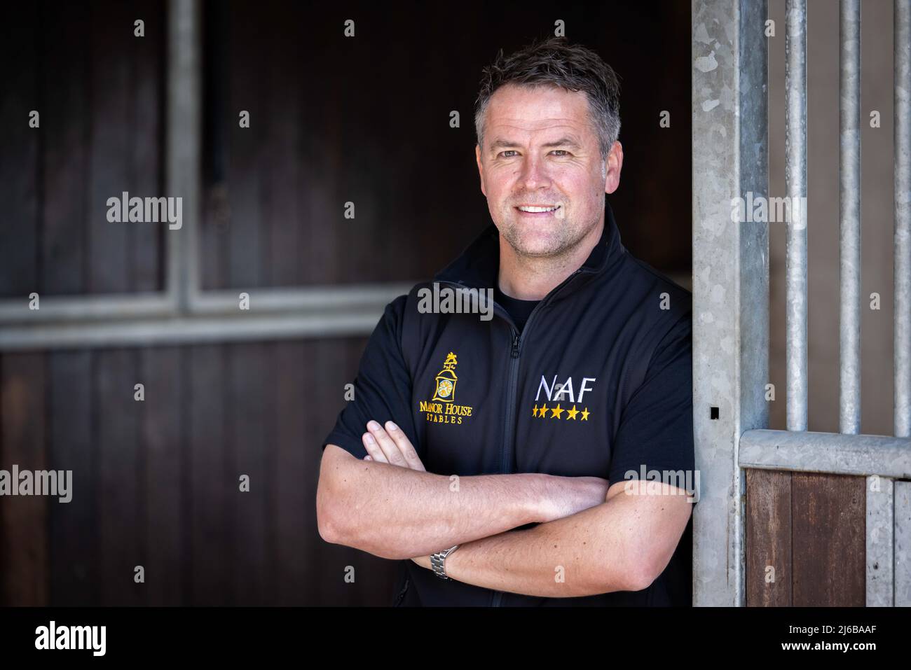 Manor House Stables, Malpas, Cheshire. PIC shows Michael Owen Stock ...