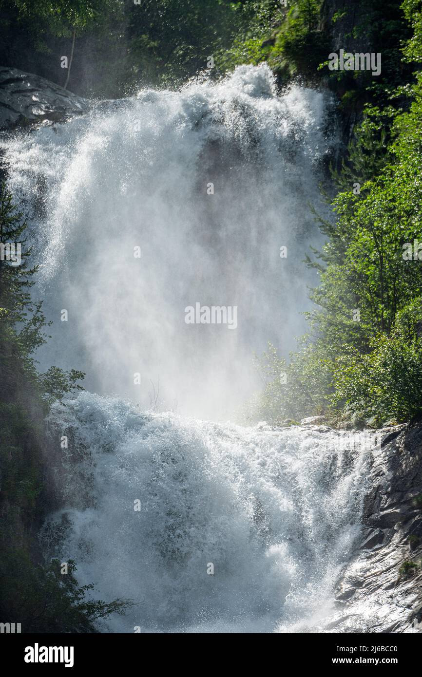 Inflow to the river Reuss in the canton of Uri, Switzerland Stock Photo ...