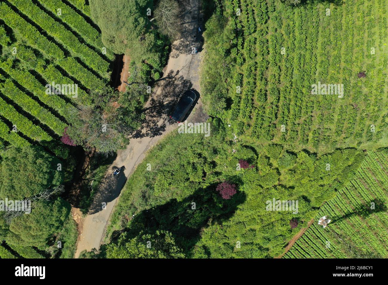 Aerial view of Garut regency, West java, Indonesia Stock Photo - Alamy