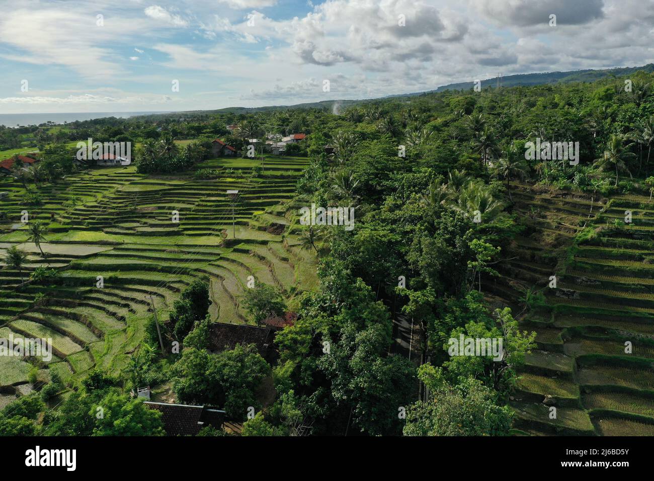 Aerial view of Garut regency, West java, Indonesia Stock Photo - Alamy