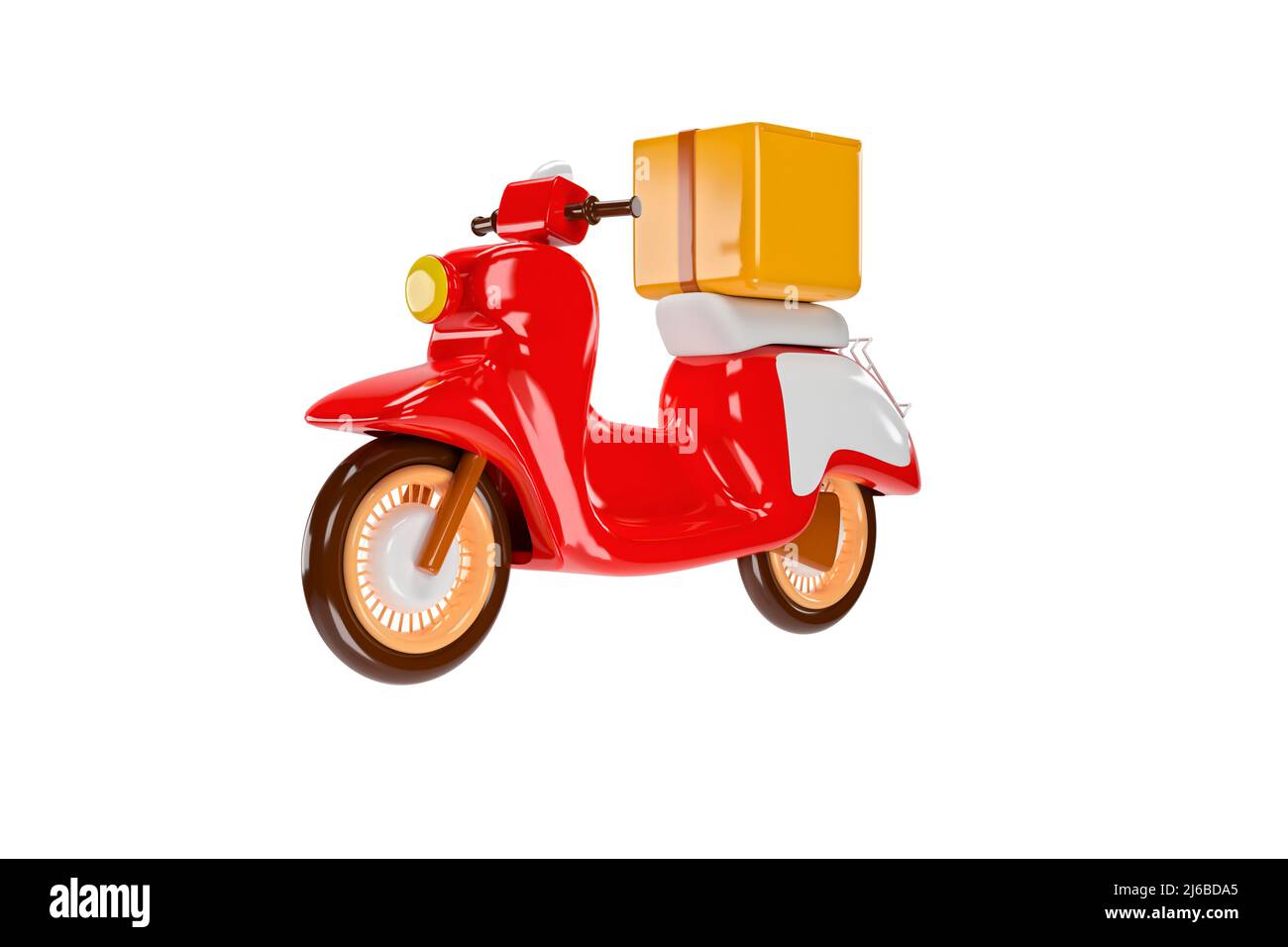 Pizza delivery ride motorcycle Cut Out Stock Images & Pictures - Alamy