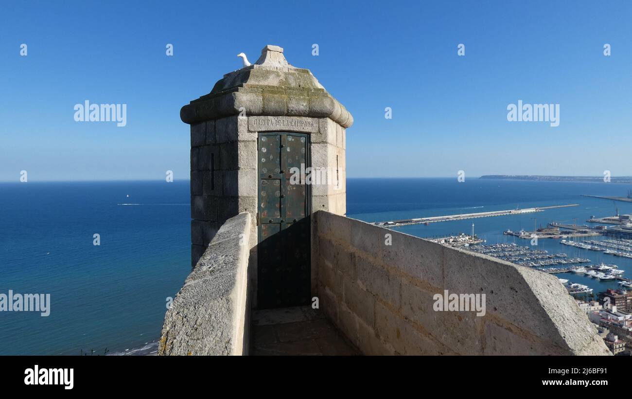Santa Barbara Castle, Alicante, Spain Stock Photo - Alamy