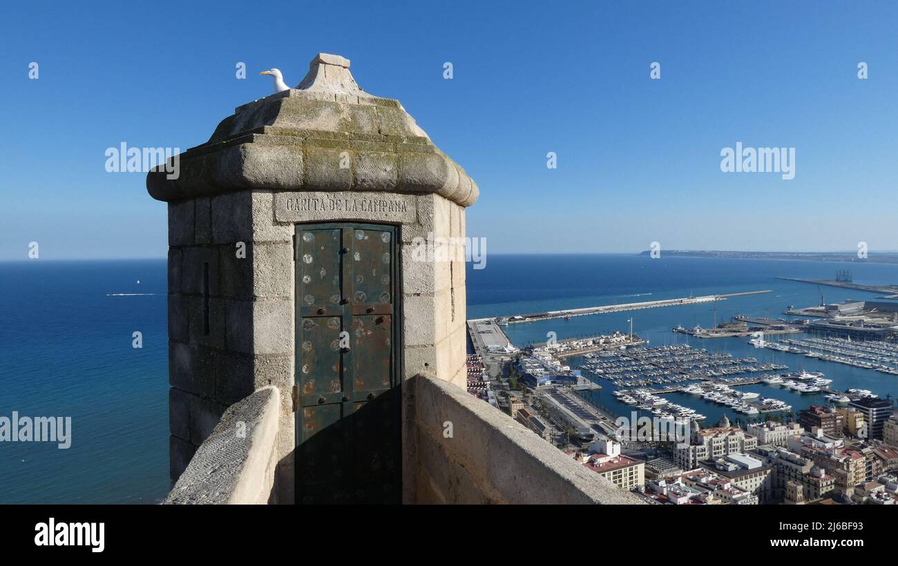 Santa Barbara Castle, Alicante, Spain Stock Photo - Alamy