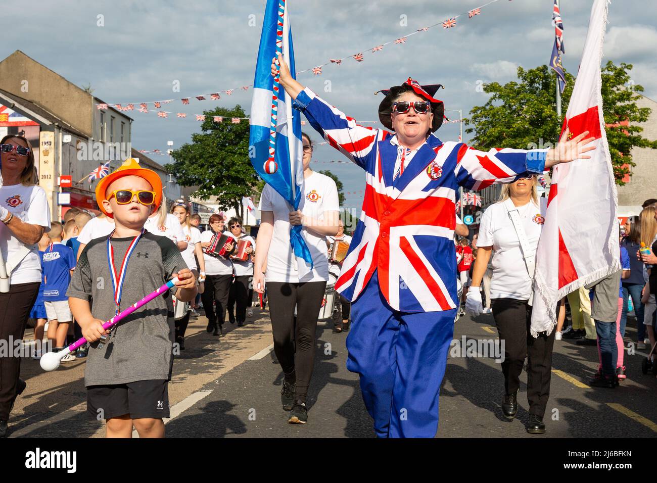 12th July parade in Belfast, Northern Ireland Stock Photo - Alamy
