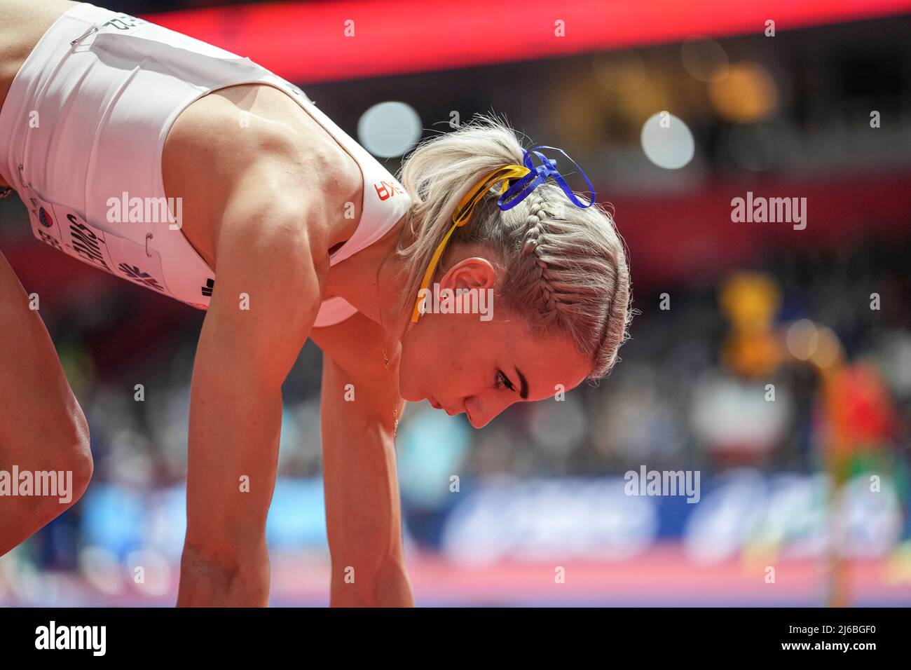 Justyna Swiety Ersetic participating in the Belgrade 2022 World Indoor ...
