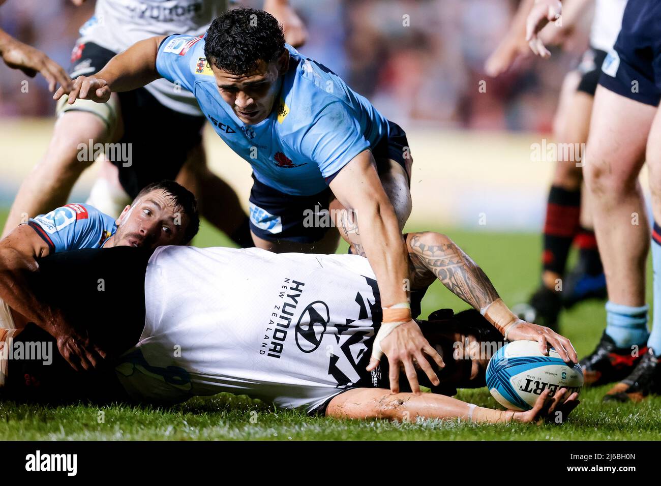 Sydney, Australia, 30 April, 2022. Sione Havili Talitui of Crusaders ...