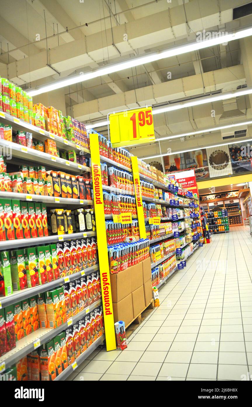 Carrefour supermarket istanbul turkey hi-res stock photography and ...