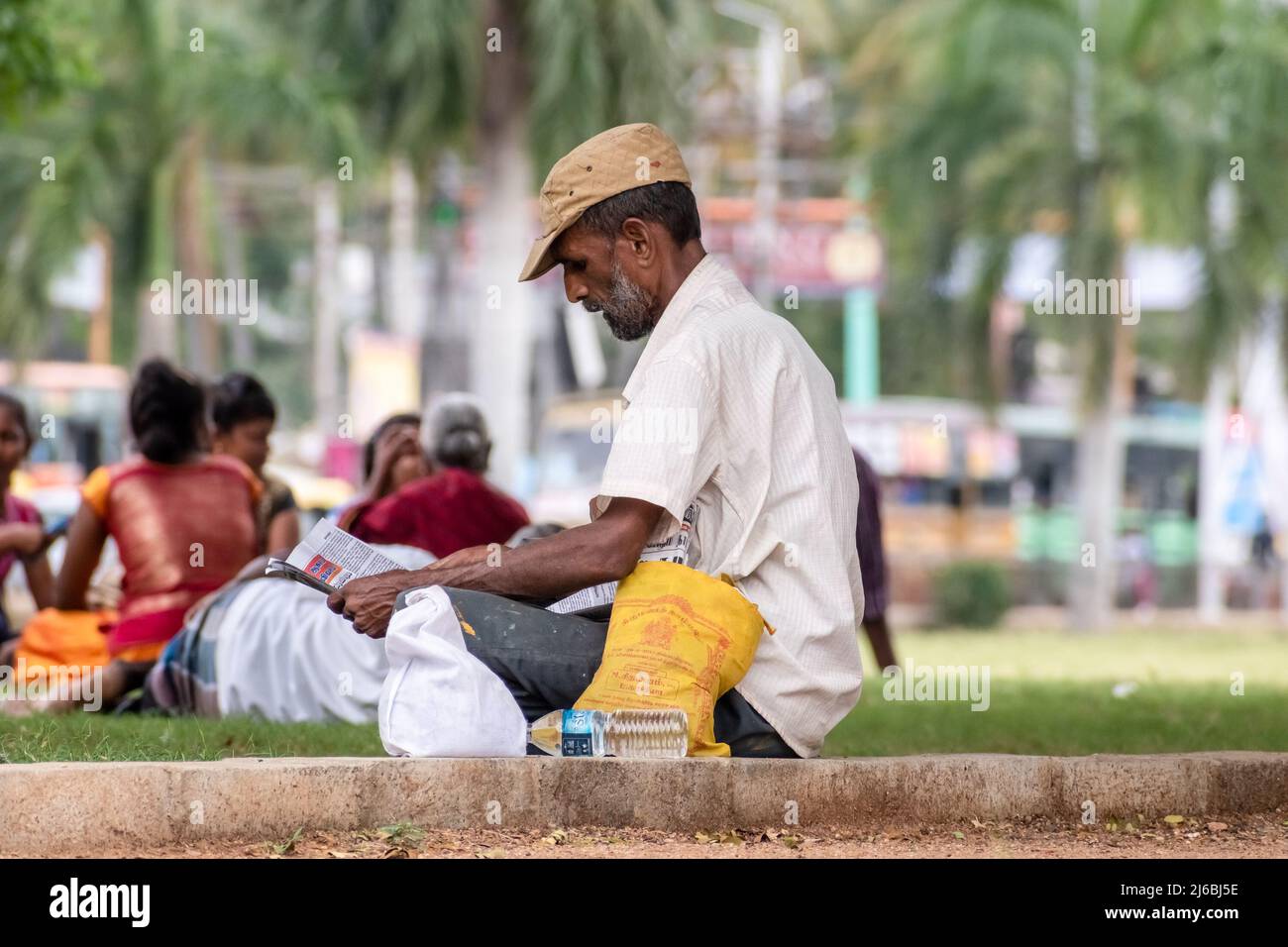 Indian man wearing cap hi-res stock photography and images - Alamy