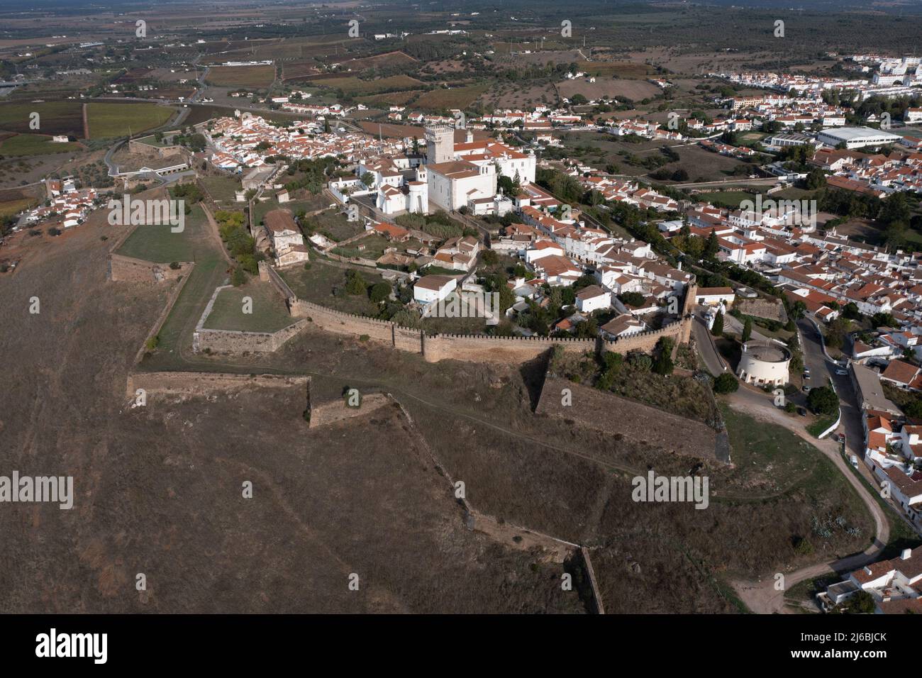 Estremoz Castle or Castelo de Estremoz, Estremoz, Portugal Stock Photo ...
