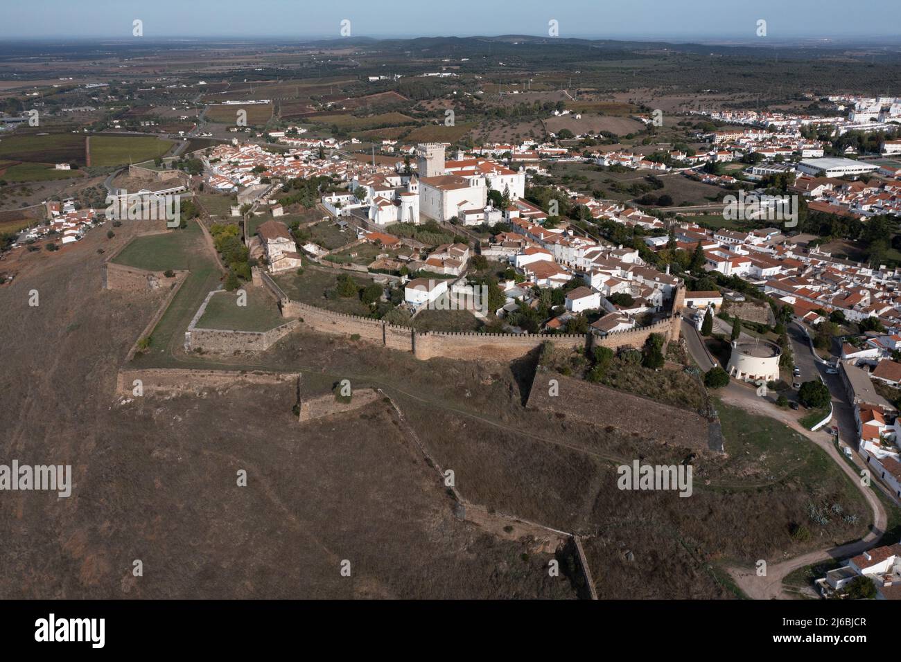 Estremoz Castle or Castelo de Estremoz, Estremoz, Portugal Stock Photo ...