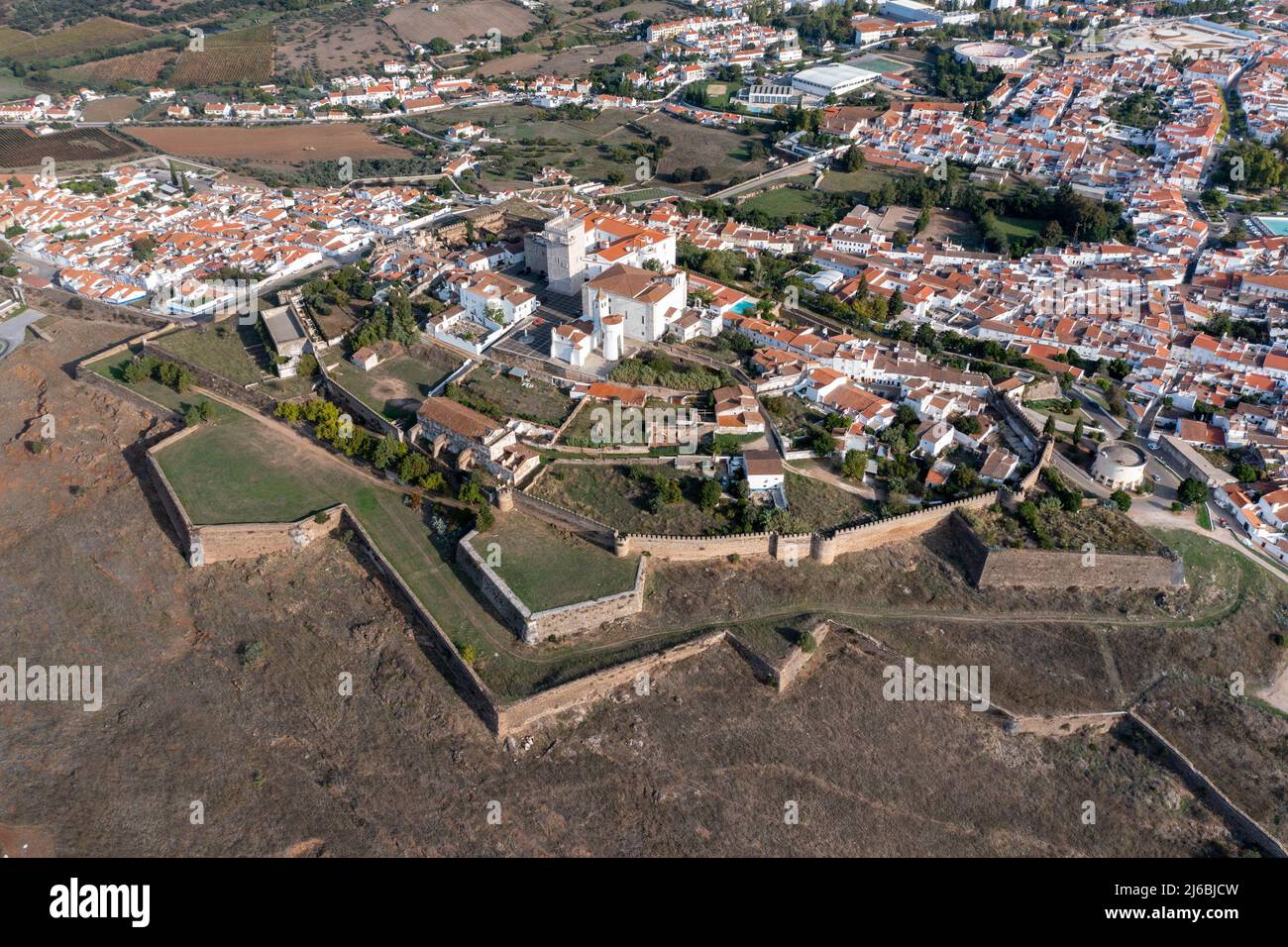 Estremoz Castle or Castelo de Estremoz, Estremoz, Portugal Stock Photo ...
