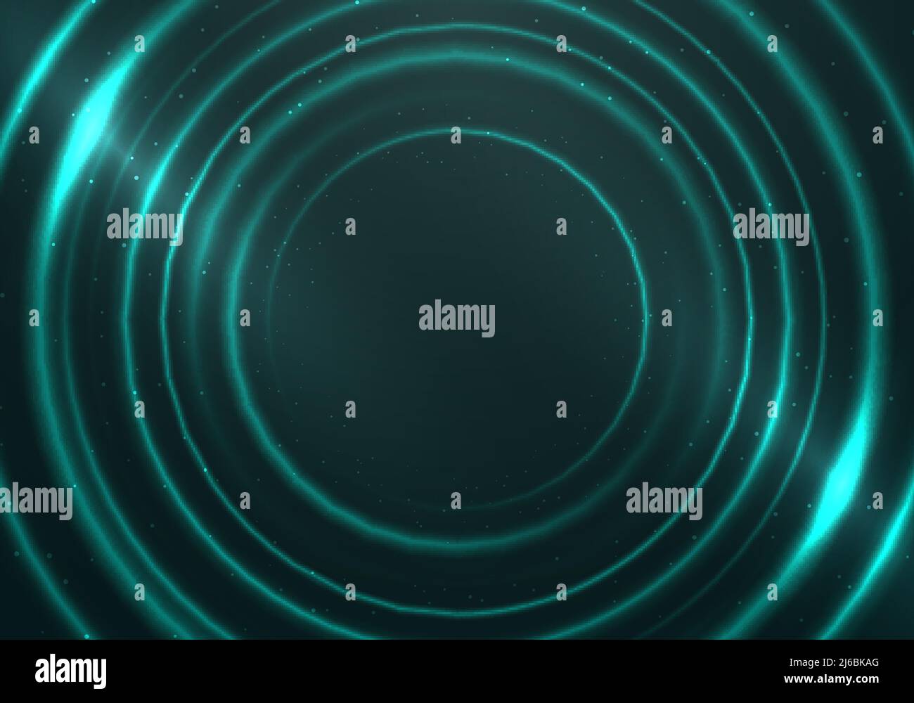 Abstract technology neon green glow circles lines pattern with lighting ...