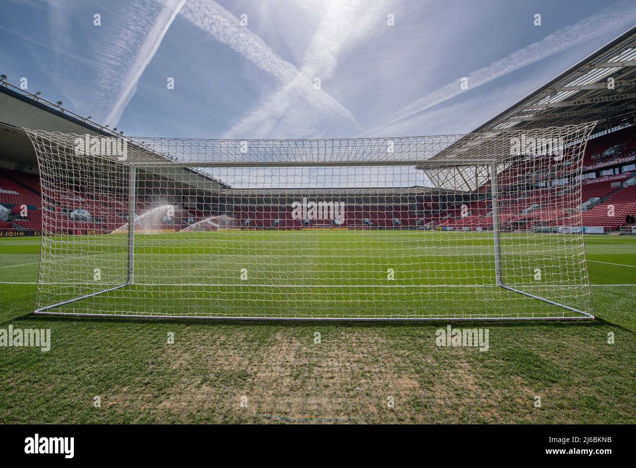 General view of Ashton Gate Stadium, Home of Bristol City in , on 4/30 ...