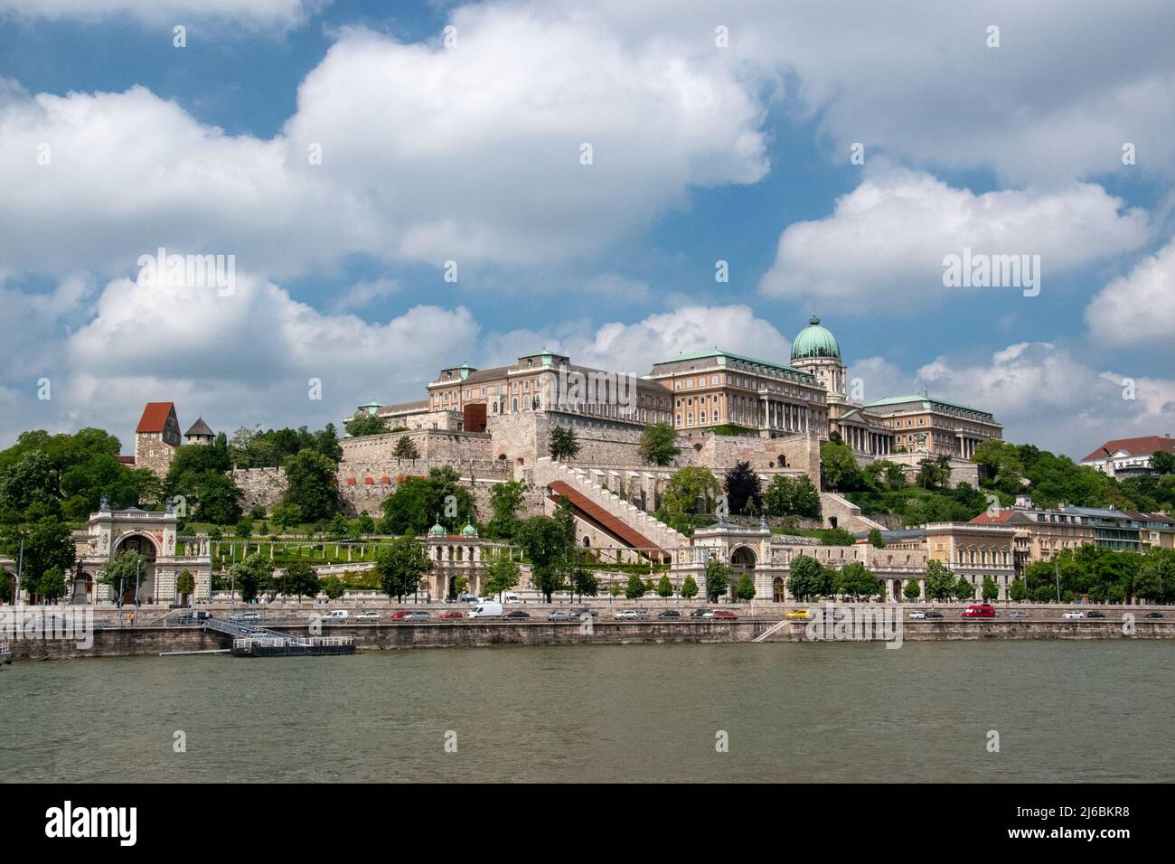 Castle Garden Bazaar, Budapest, Hungary. Renovated 19th-century Neo ...
