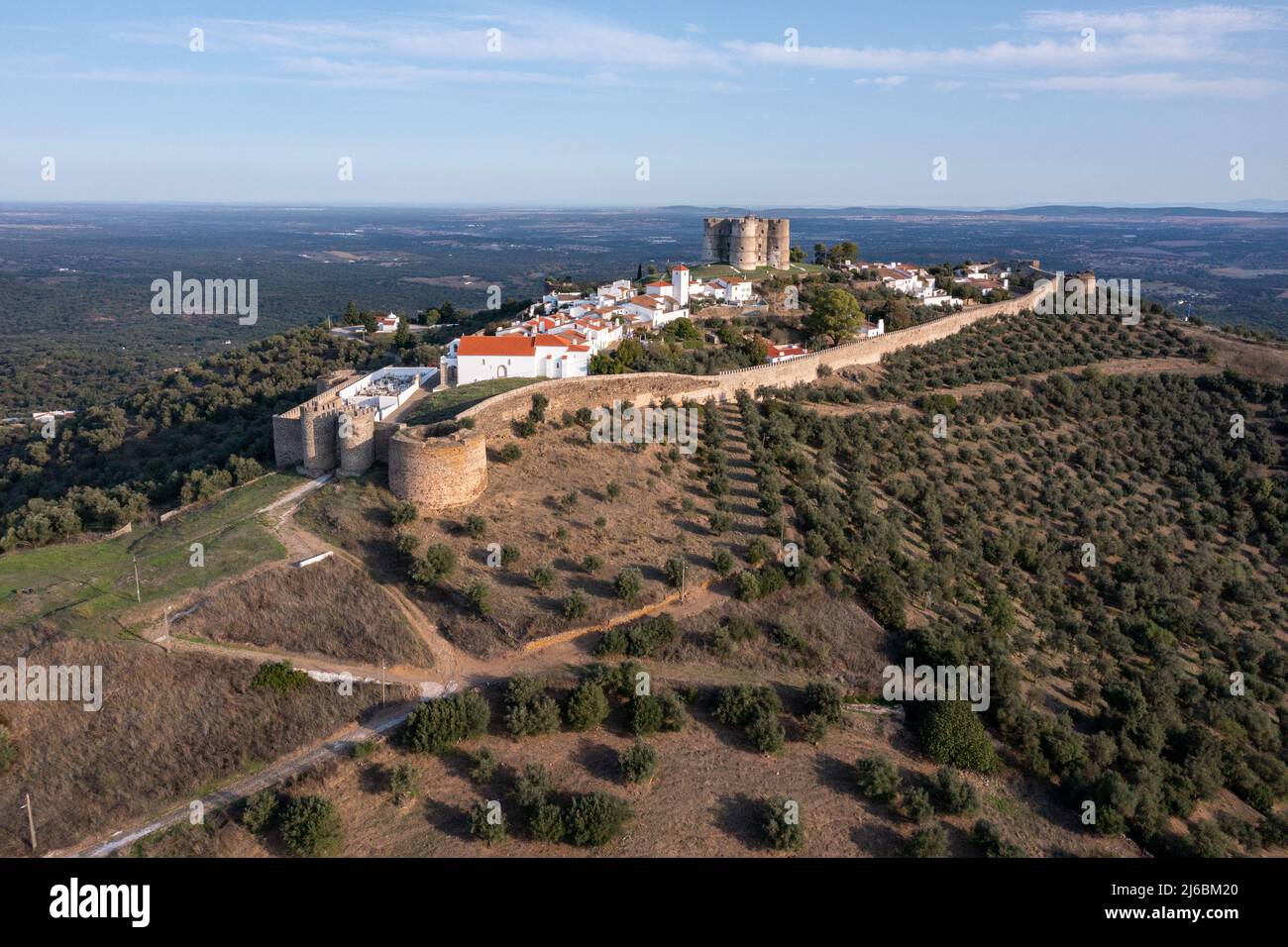 Evoramonte village portugal castle aerial hi-res stock photography and ...