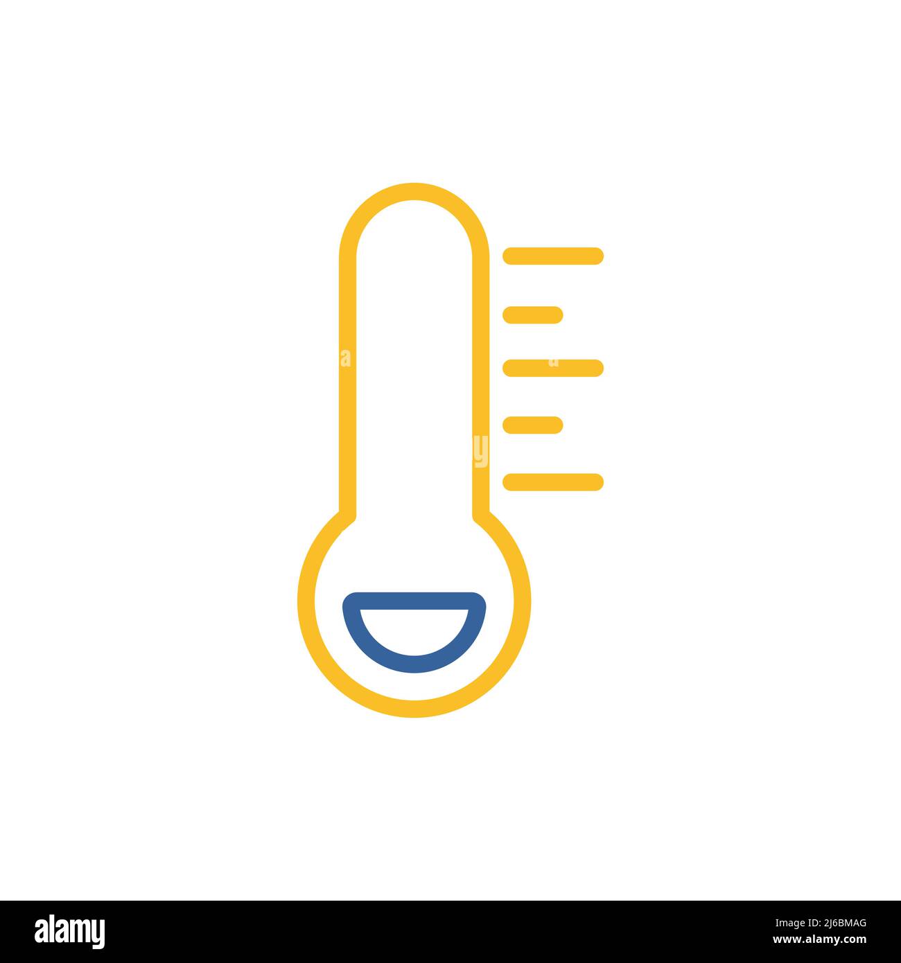 Thermometer frost cold isolated vector icon. Meteorology sign. Graph ...
