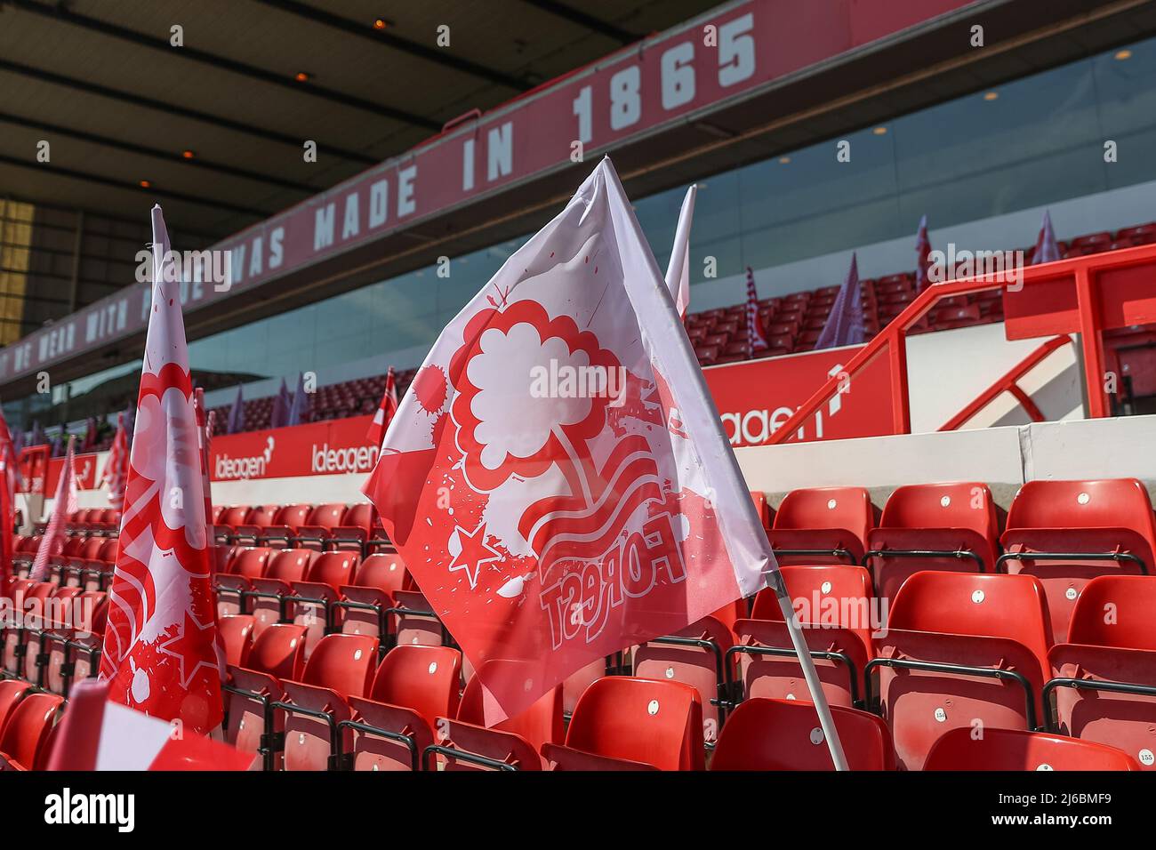 Nottingham forest fans city ground flag hi-res stock photography and ...