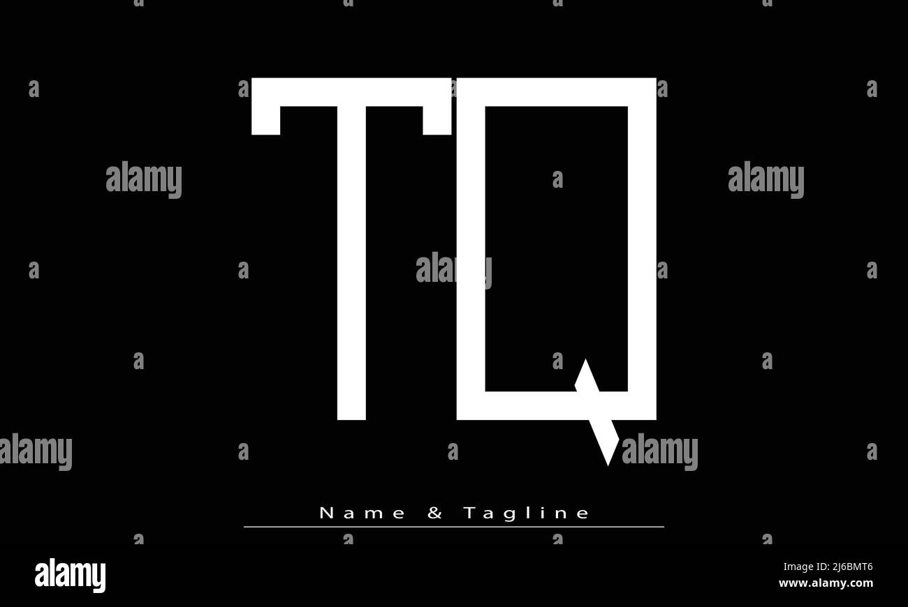 Alphabet letters Initials Monogram logo TQ , QT Stock Vector Image & Art - Alamy