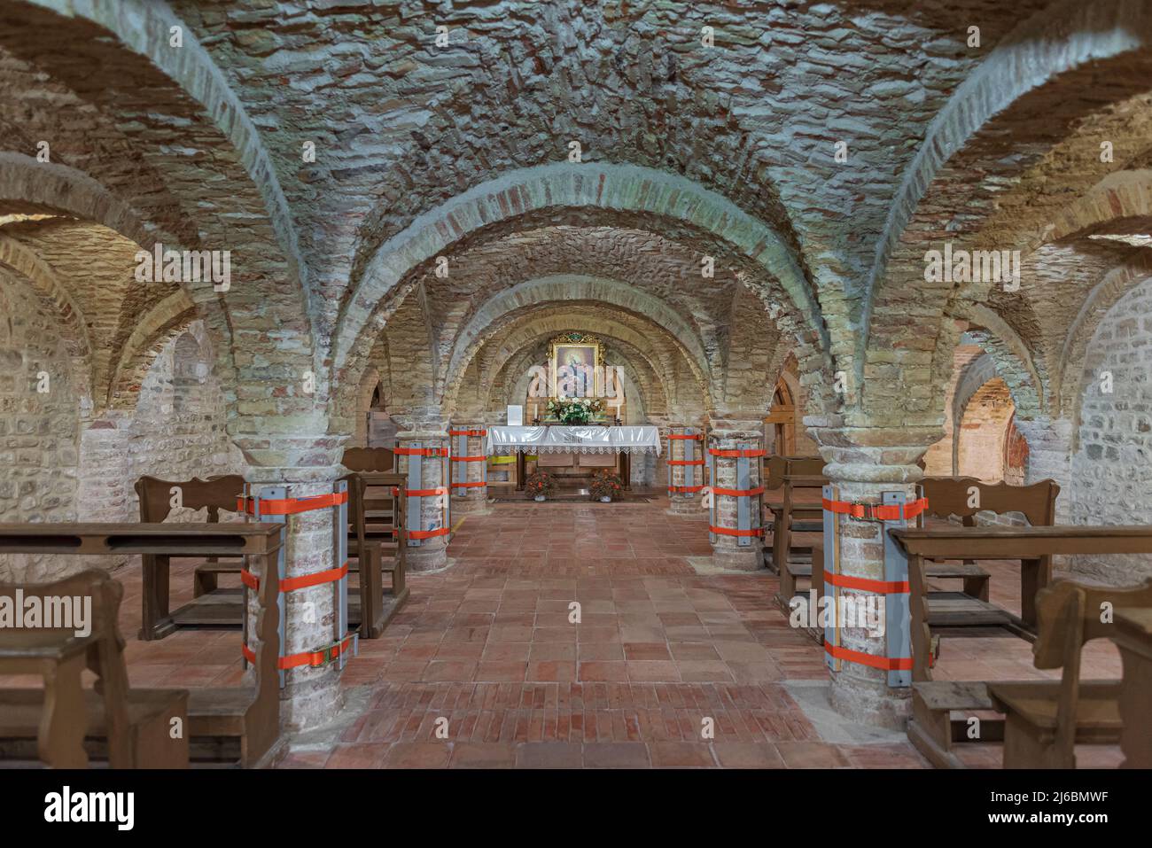 The church is located on the western edge of the town, surrounded on ...