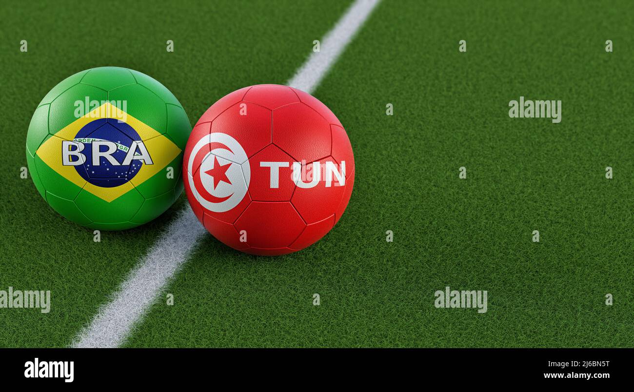 Brazil vs tunisia hi-res stock photography and images - Alamy