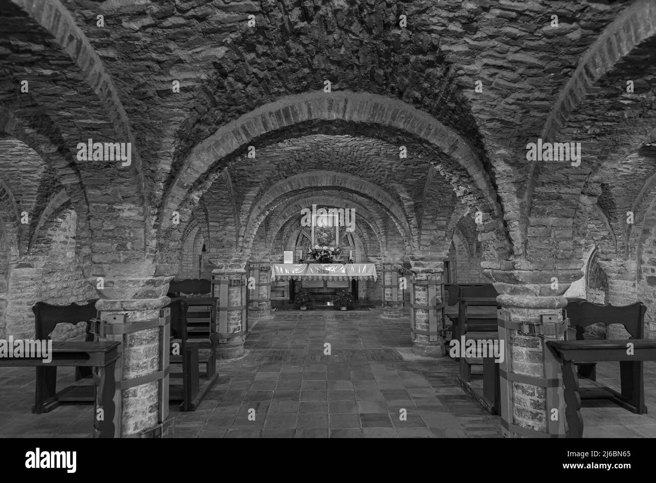 The church is located on the western edge of the town, surrounded on ...