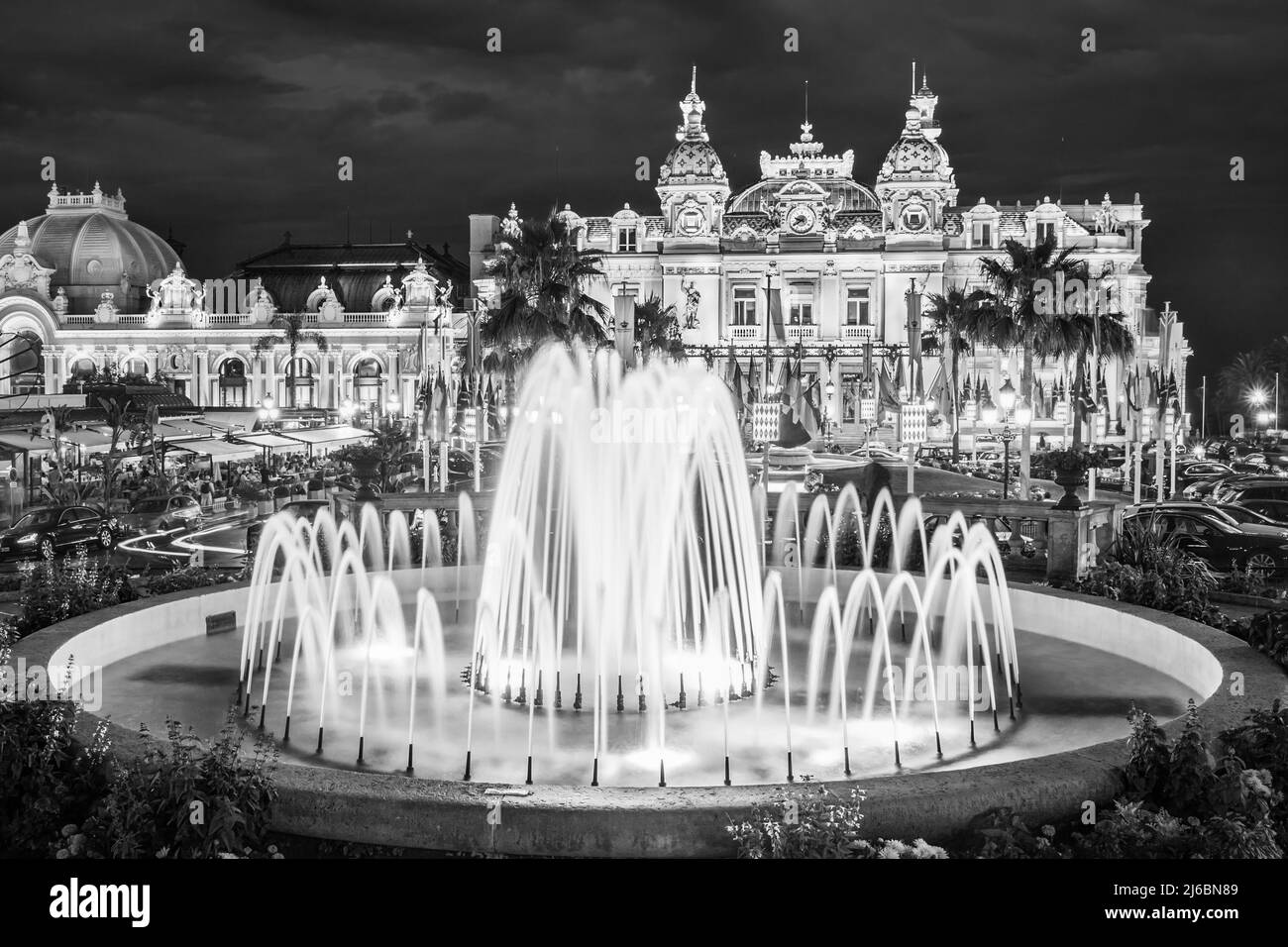 Monaco casino de monte carlo Black and White Stock Photos & Images - Alamy