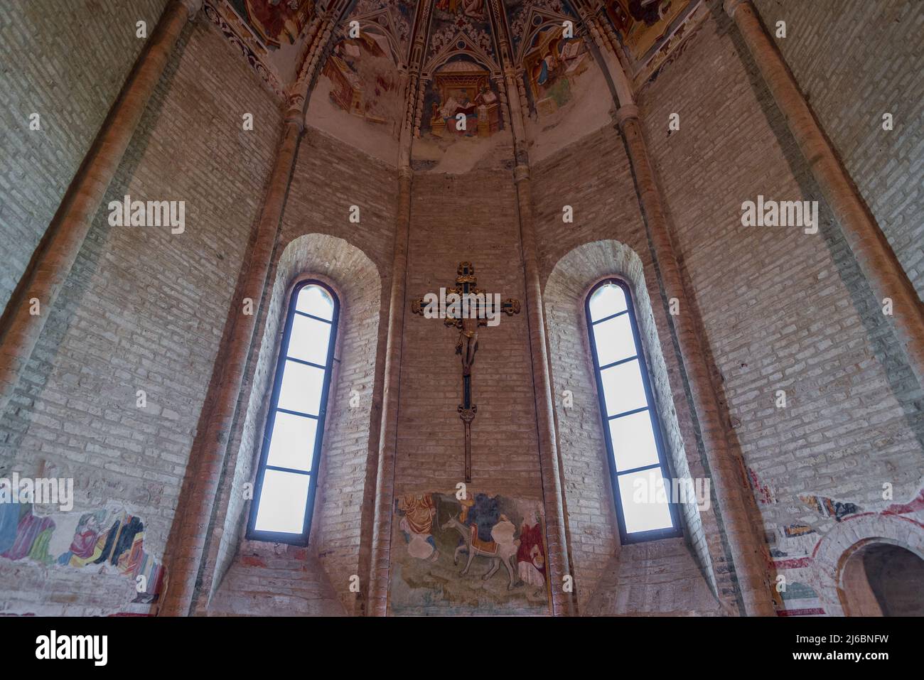 The church is located on the western edge of the town, surrounded on ...