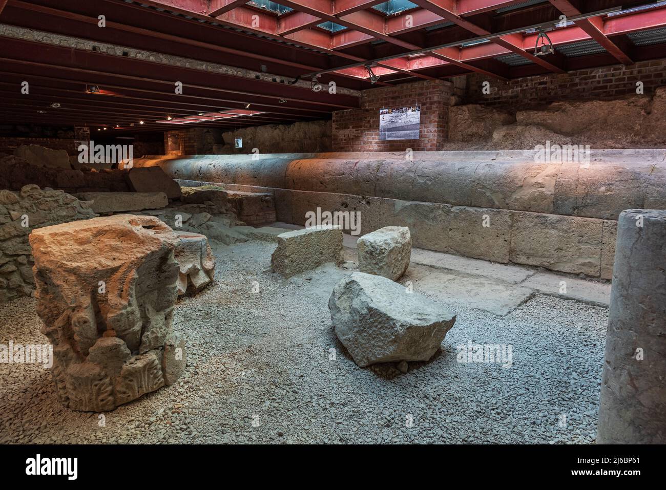 This complex testifies to what remains of the Italic temple from the ...