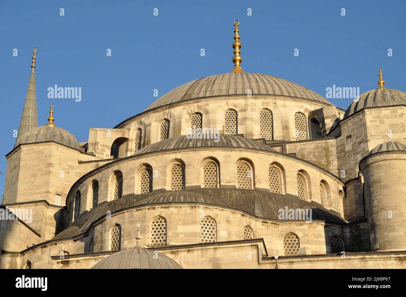 Ottoman style architecture, old mosques and minarets details, Istanbul ...