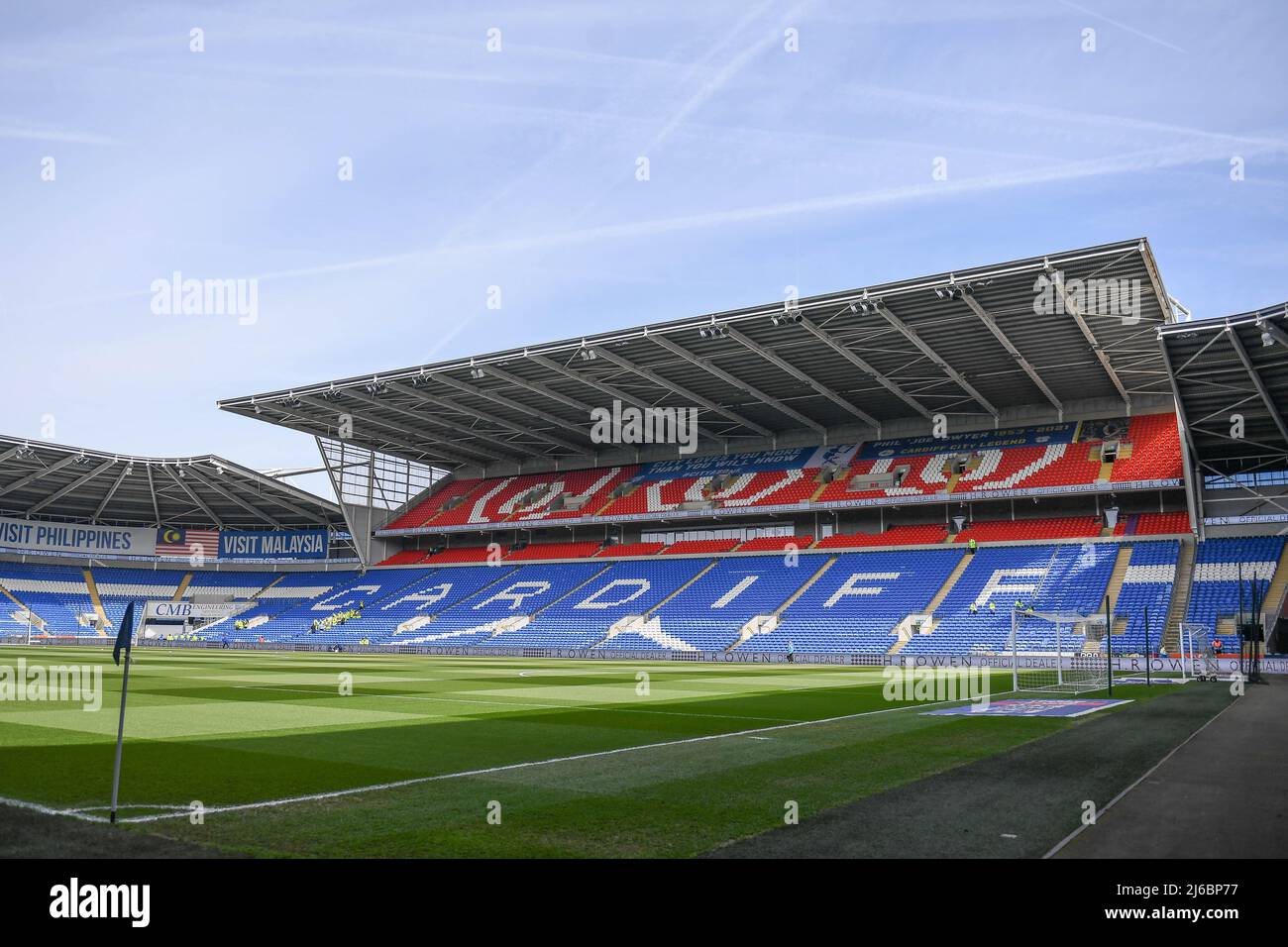 General view of Cardiff City Stadium, Home of Cardiff City Stock Photo ...