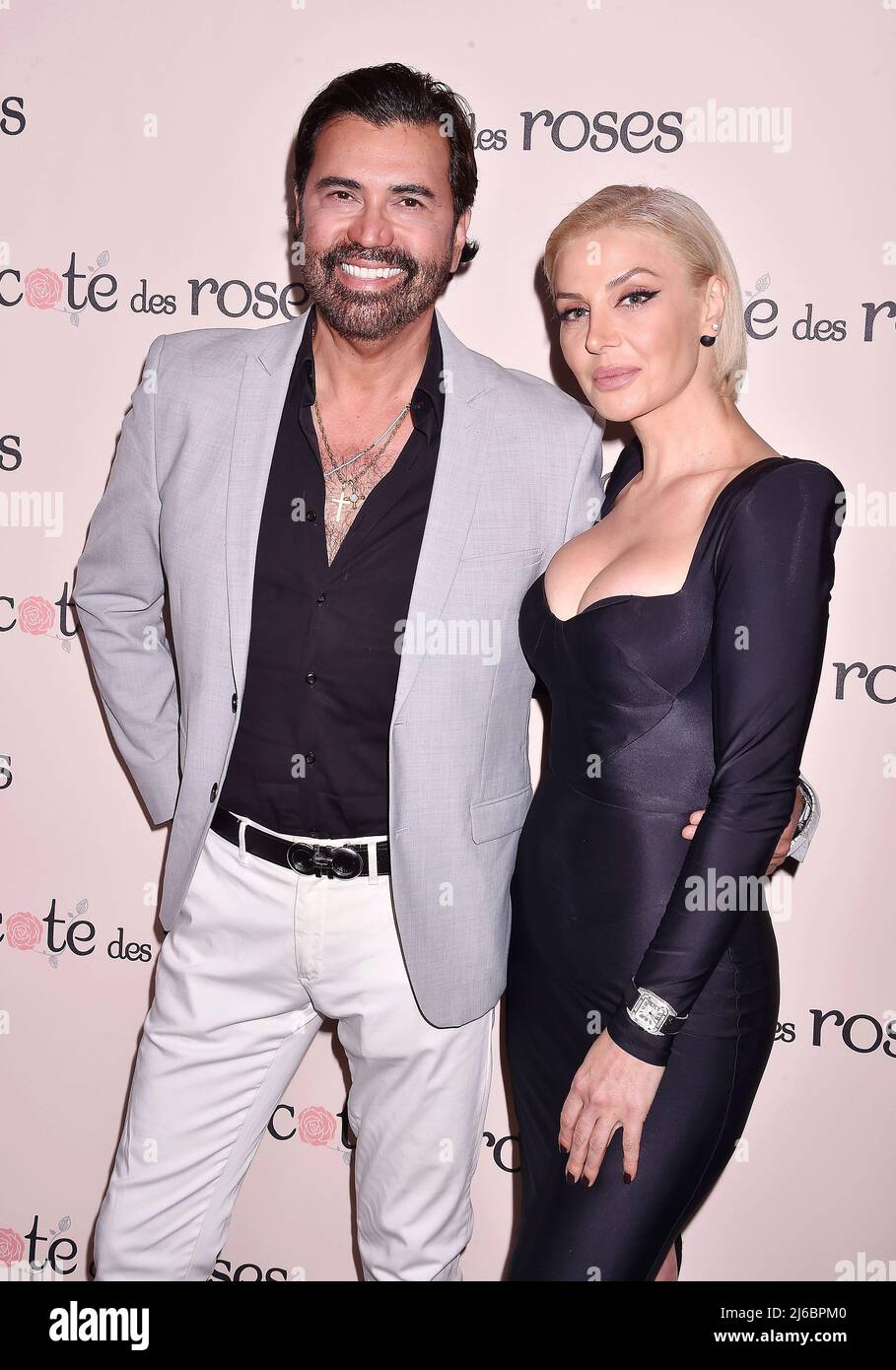 LOS ANGELES, CA - APRIL 29: (L-R) Luigi Irauzqui and Zara Alexandrova ...