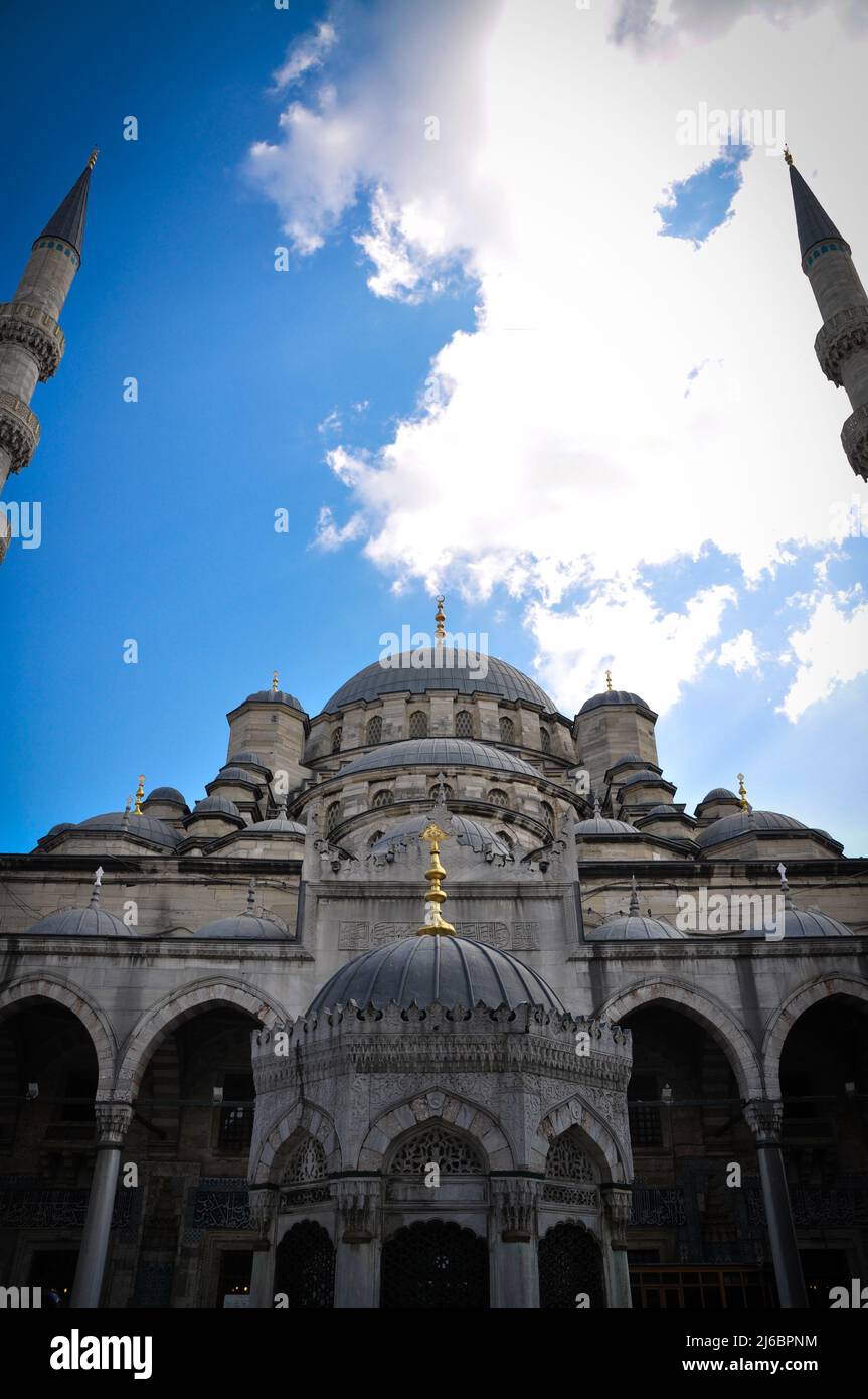 Ottoman style architecture, mosques and minarets details, Istanbul ...