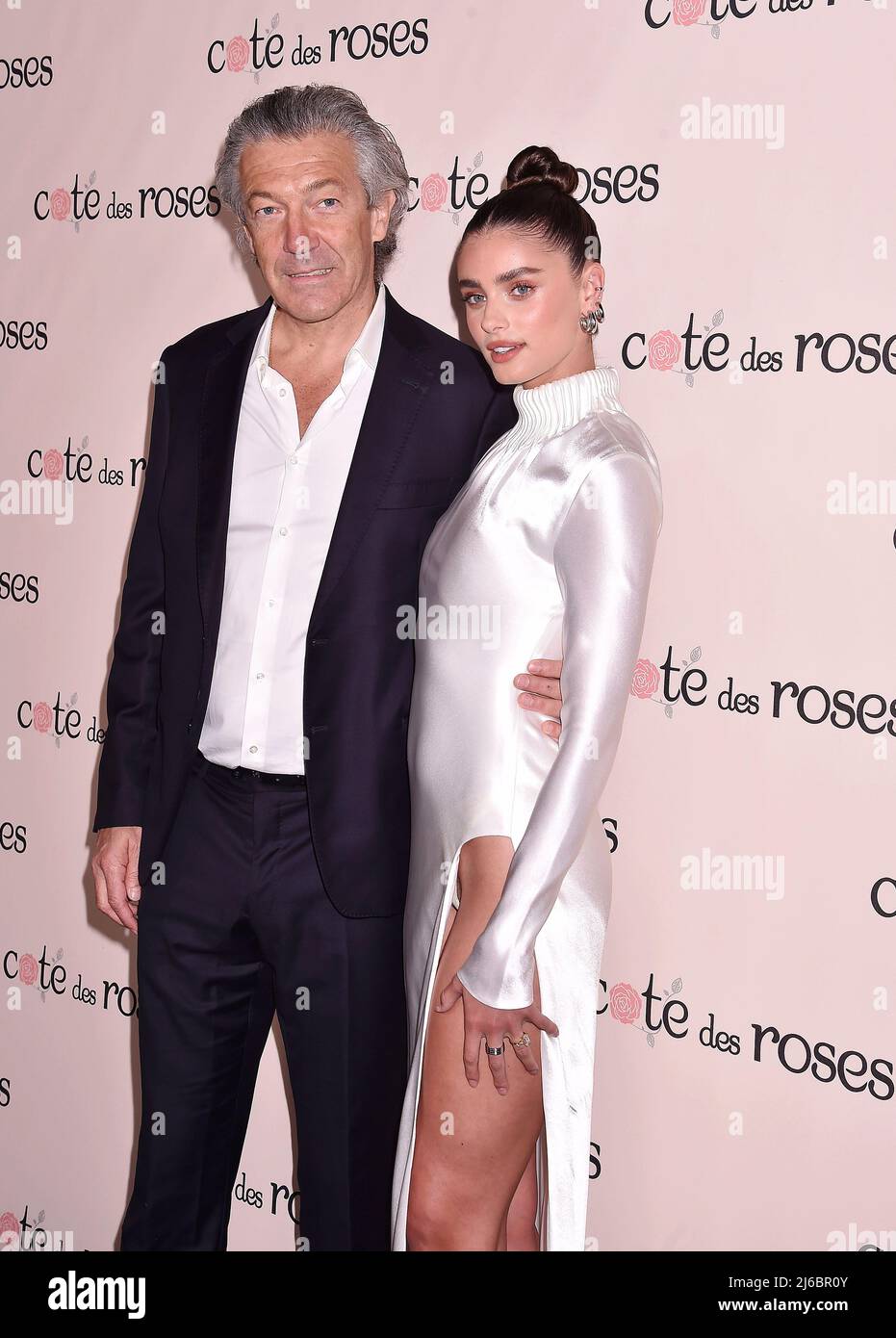 LOS ANGELES, CA - APRIL 29: Gérard Bertrand, Taylor Hill attends Cote ...