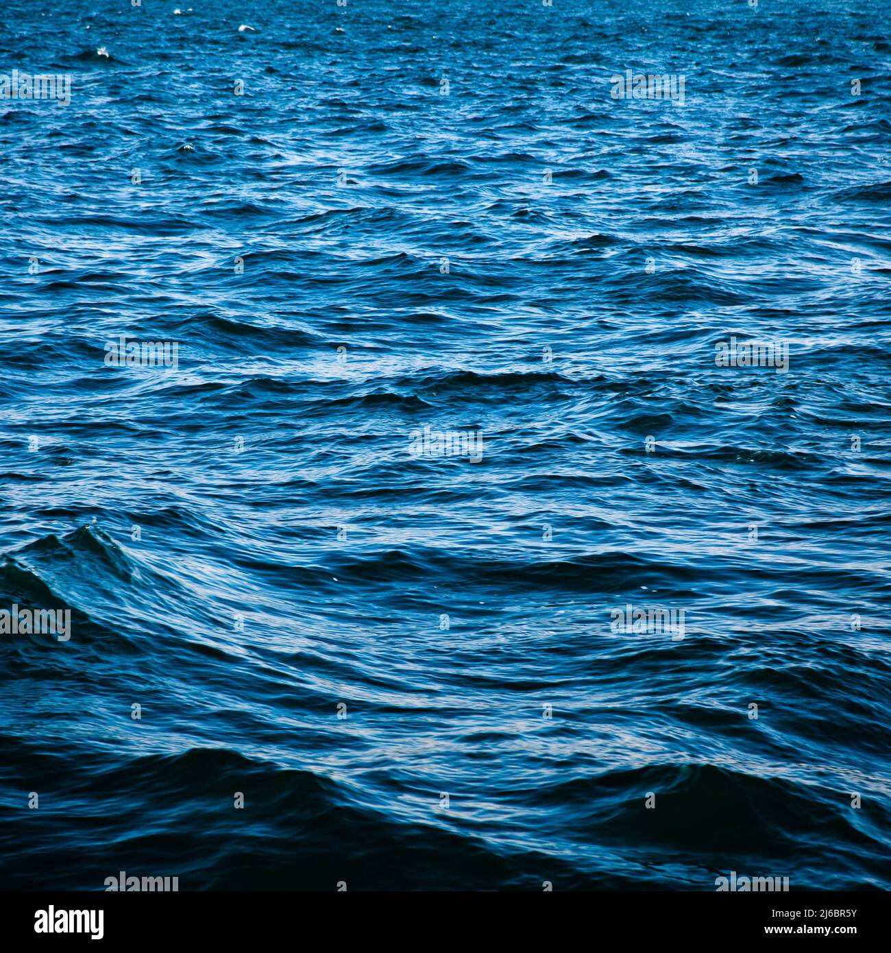 Top view of sea or ocean water, blue salty sea water texture Stock ...