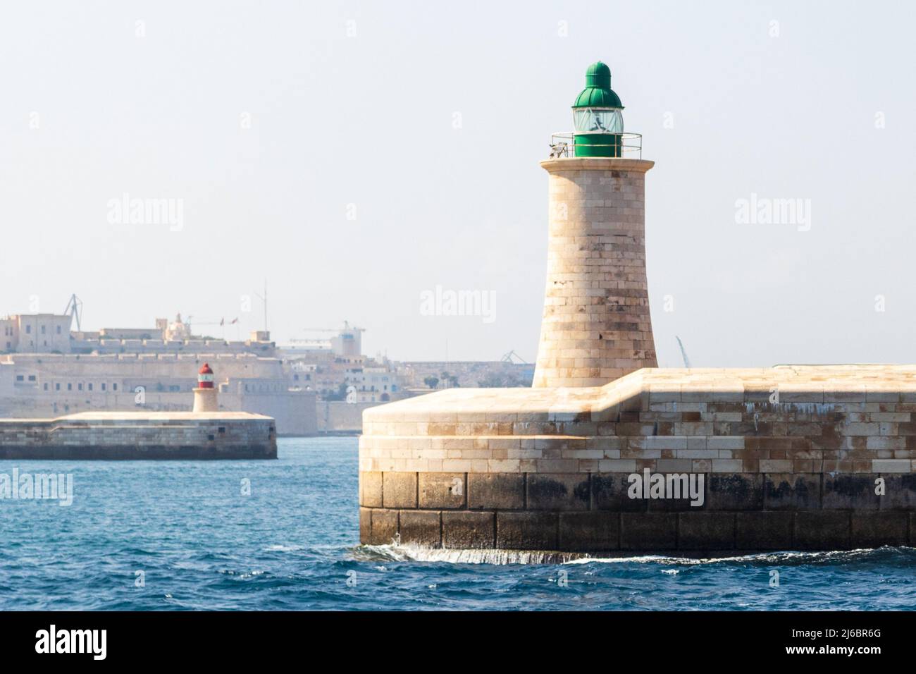 Green port entrance light hi-res stock photography and images - Alamy