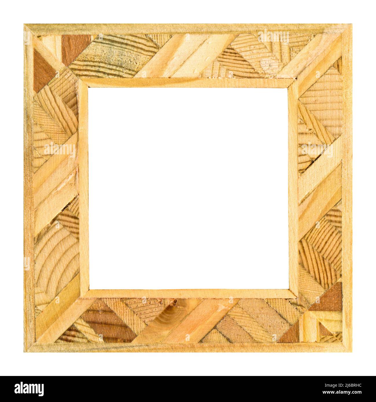 Wooden marquetry frame, wooden frame made from a combination of ...