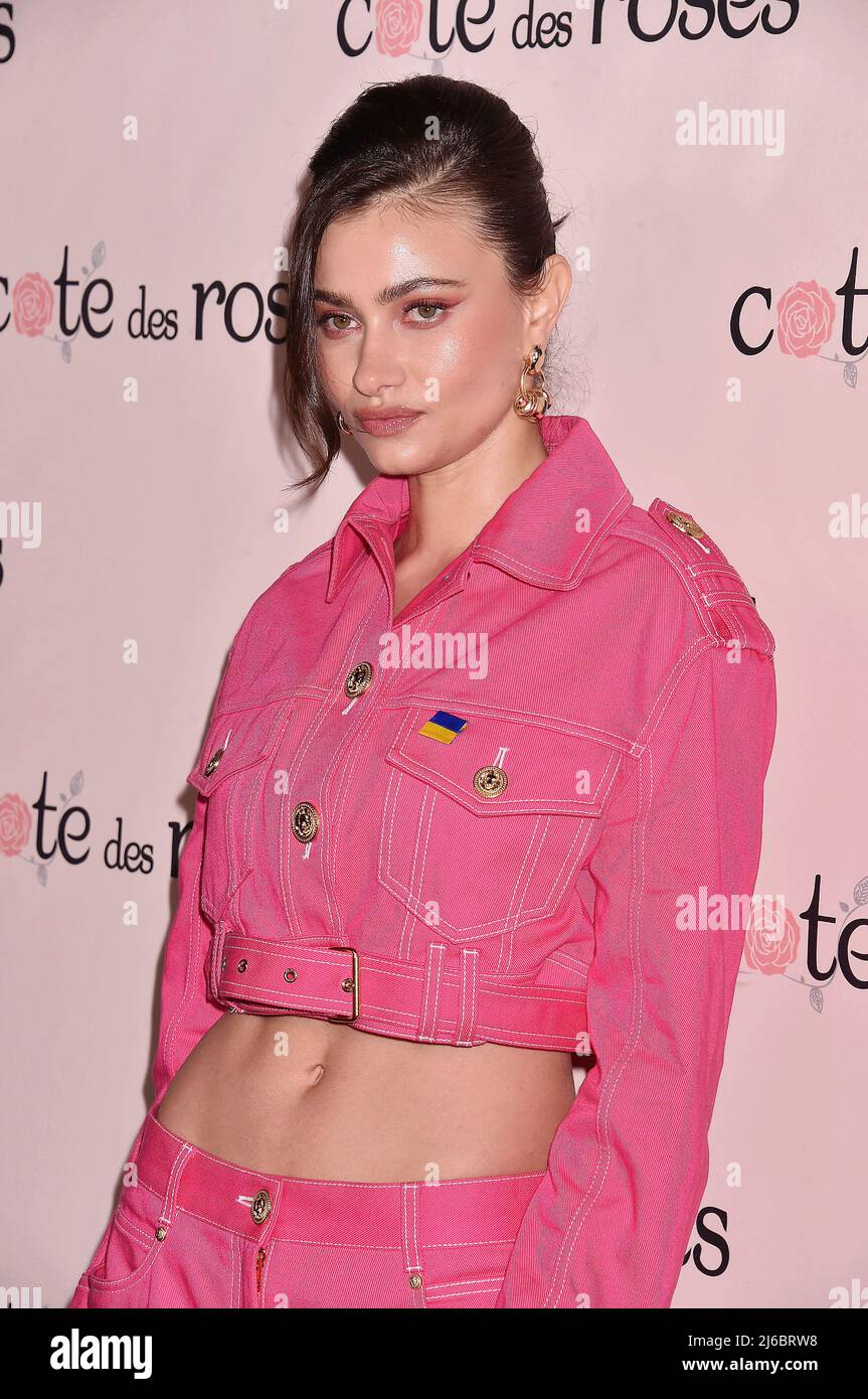 LOS ANGELES, CA - APRIL 29: Yara attends Cote des Roses reveals new ...