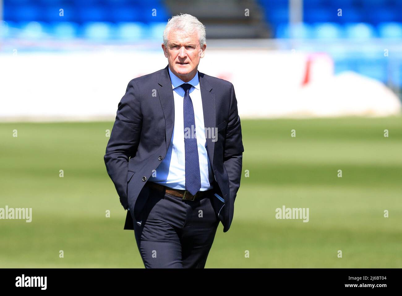 Mark Hughes manager of Bradford City seen prior to kick off Stock Photo ...