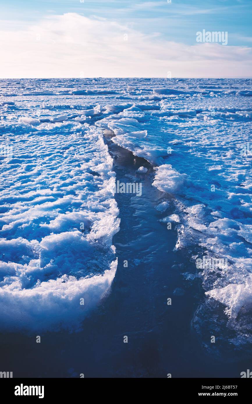 Frozen and icy sea surface hi-res stock photography and images - Alamy