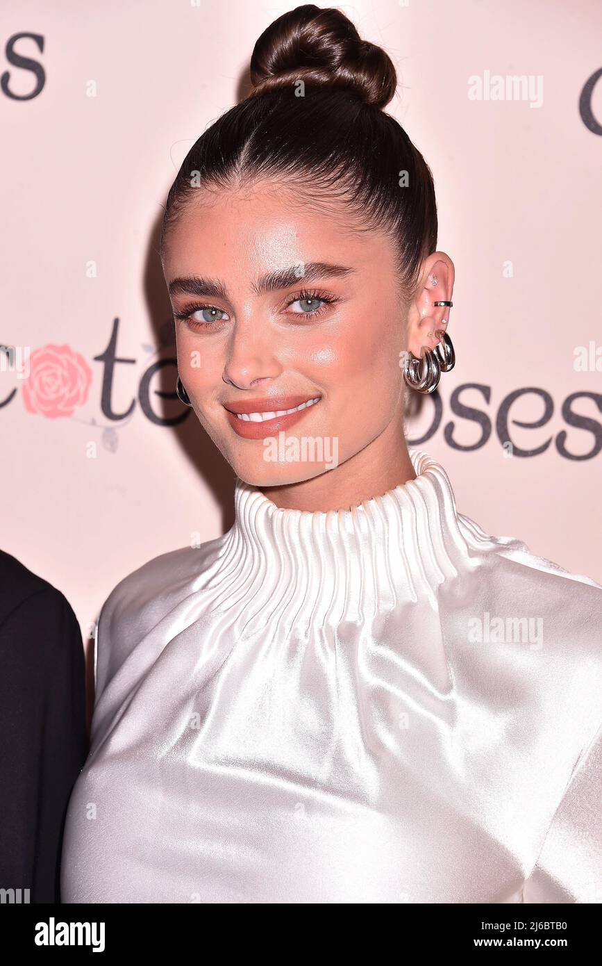 LOS ANGELES, CA - APRIL 29: Taylor Hill attends Cote des Roses reveals ...