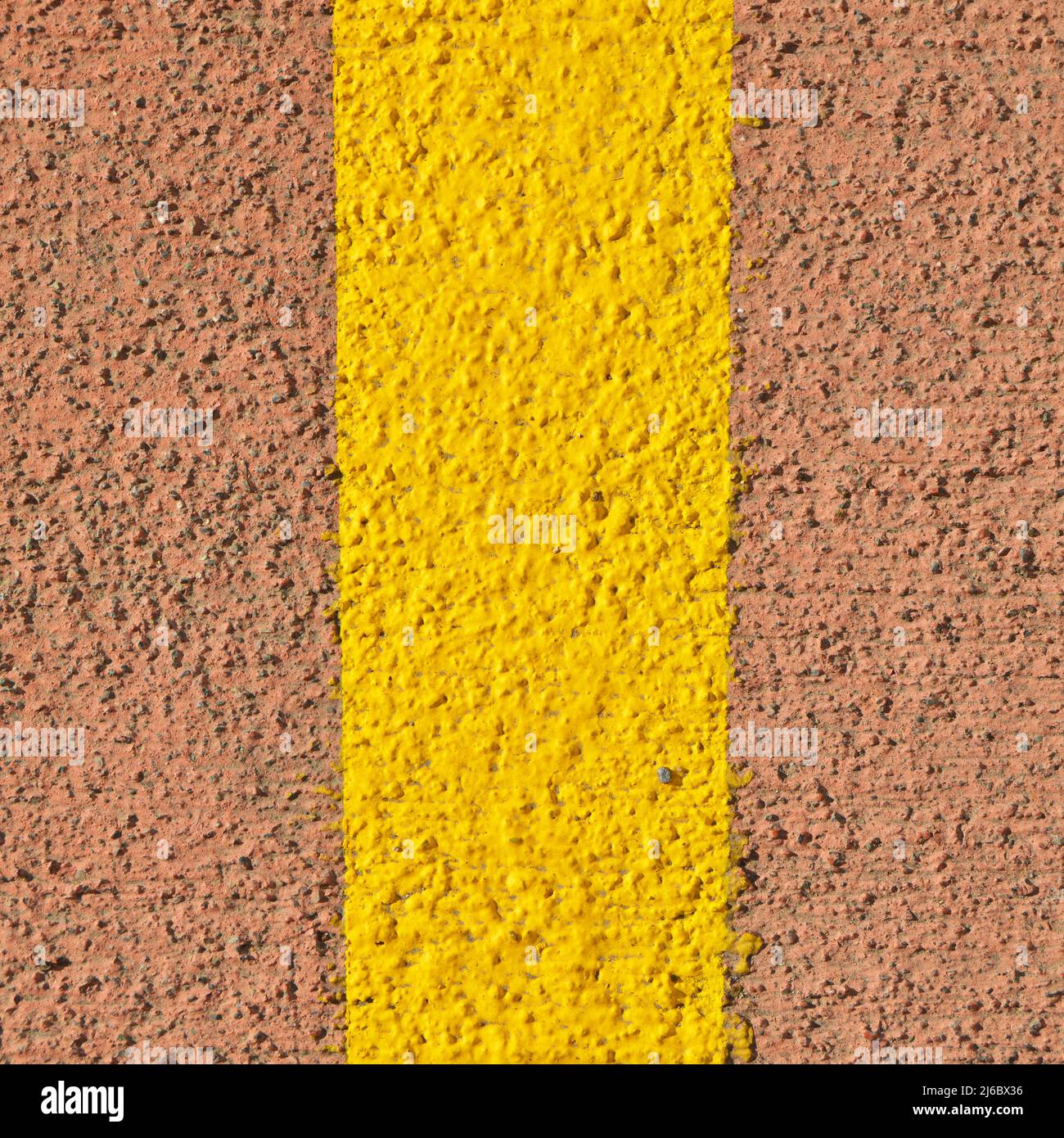 Clean asphalt yellow line road texture with background appearance, red ...