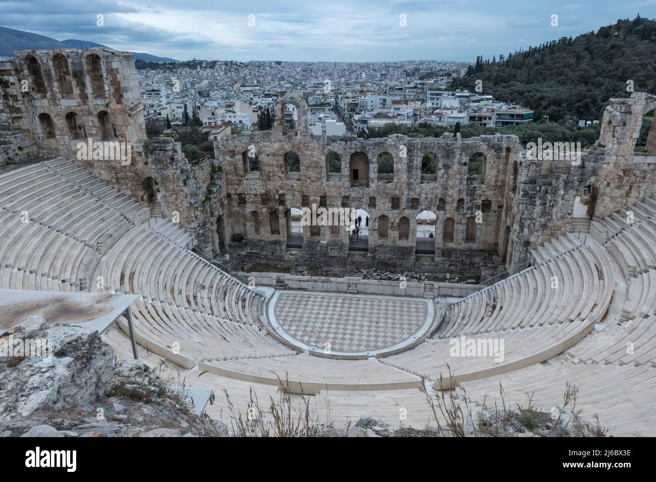 Athens, Acropolis, theatre of Dionysus Stock Photo - Alamy