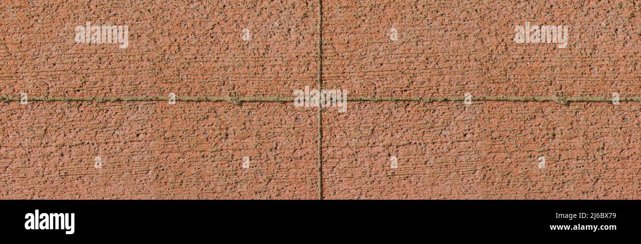 Grunge red concrete cement wall and floor texture background. Obsolete ...