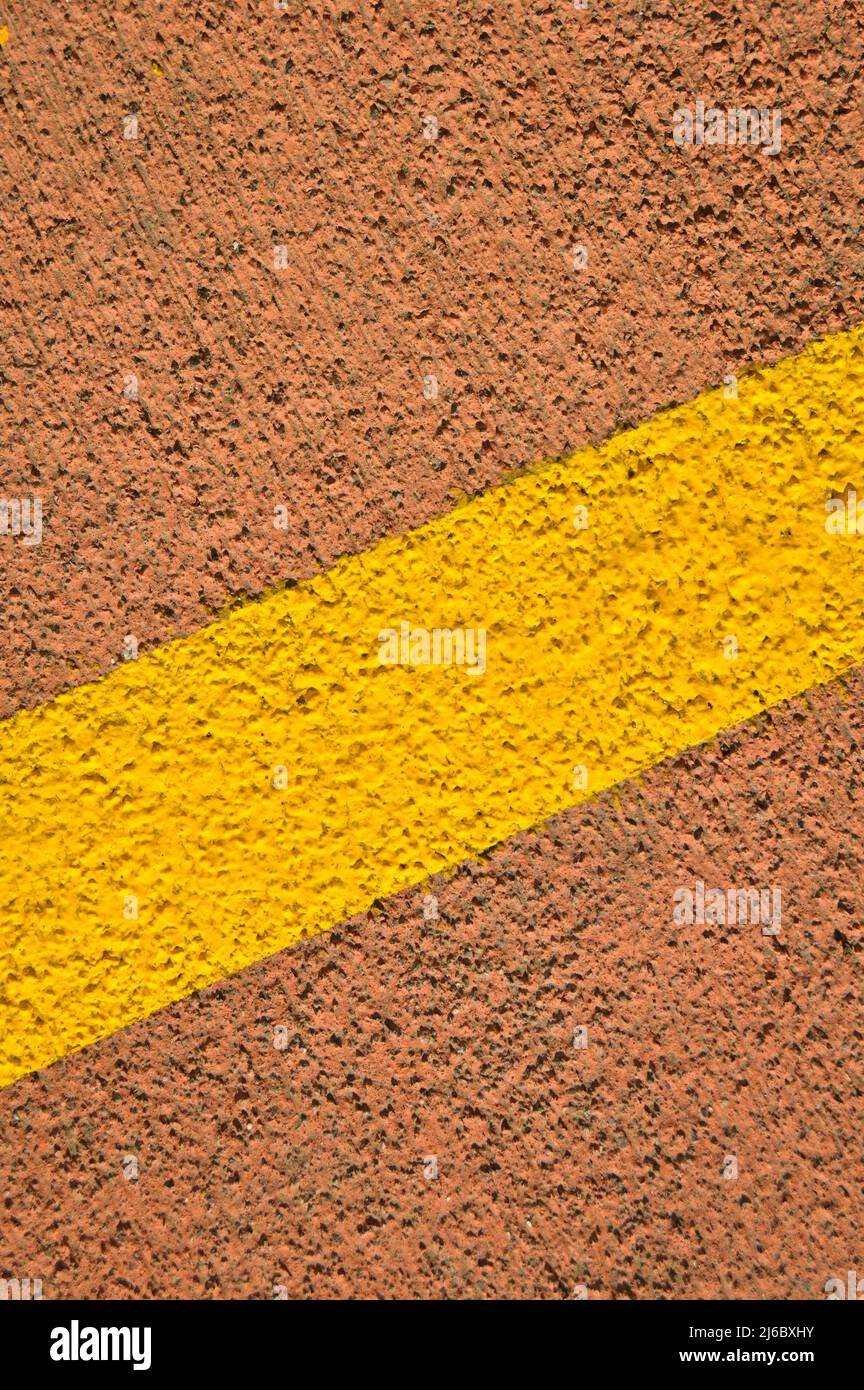 Clean asphalt yellow line road texture with background appearance ...