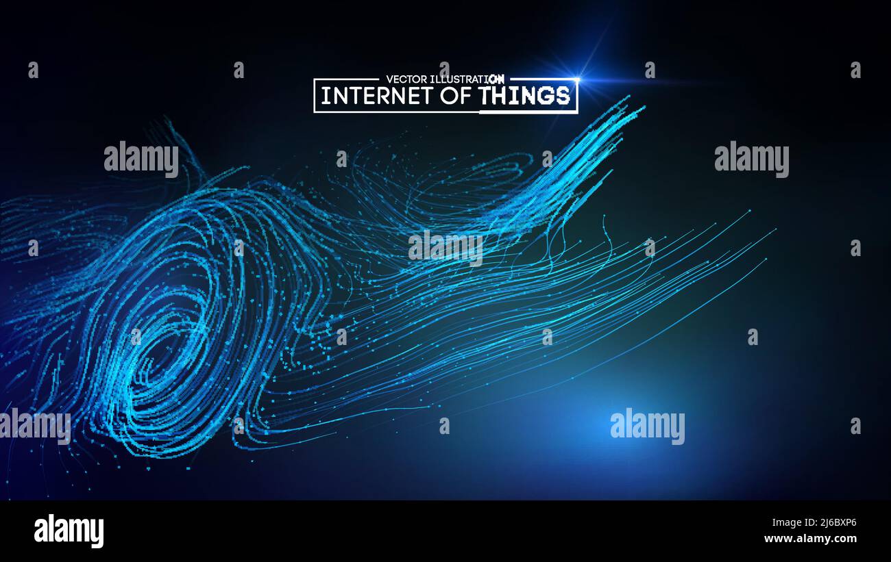 Internet of things background. Iot technology background Stock Vector ...