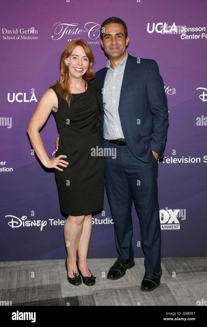 CENTURY CITY, CA - APRIL 29: Sarah Jane MacKay, David Cragnotti, at the ...