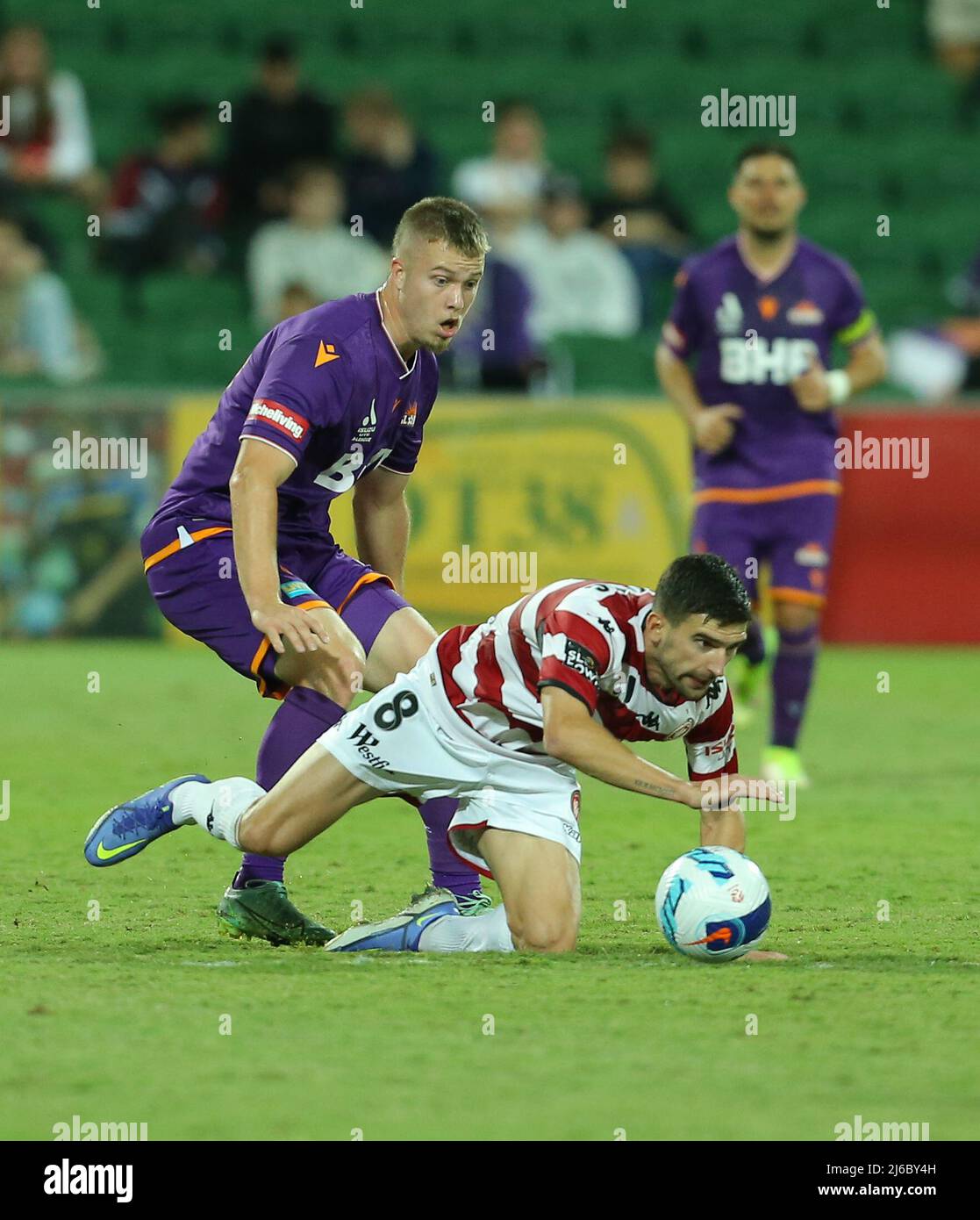 30th April 2022; HBF Park, Perth, Western Australia, Australia; A ...